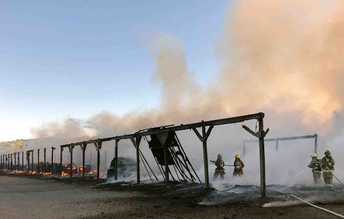 Fire destroys flea market barn | News, Sports, Jobs - The Vindicator